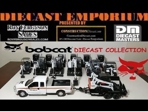 Bobcat Scale Model Collection Featuring Skid Steers, Excavator, Track ...